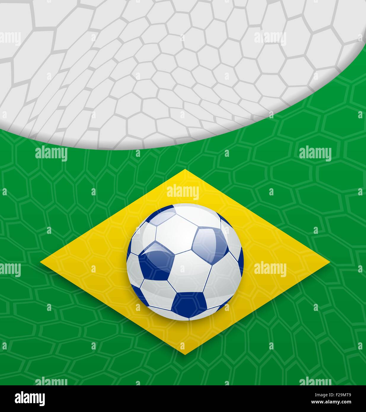 Abstract brazilian background with ball Stock Vector Image & Art - Alamy