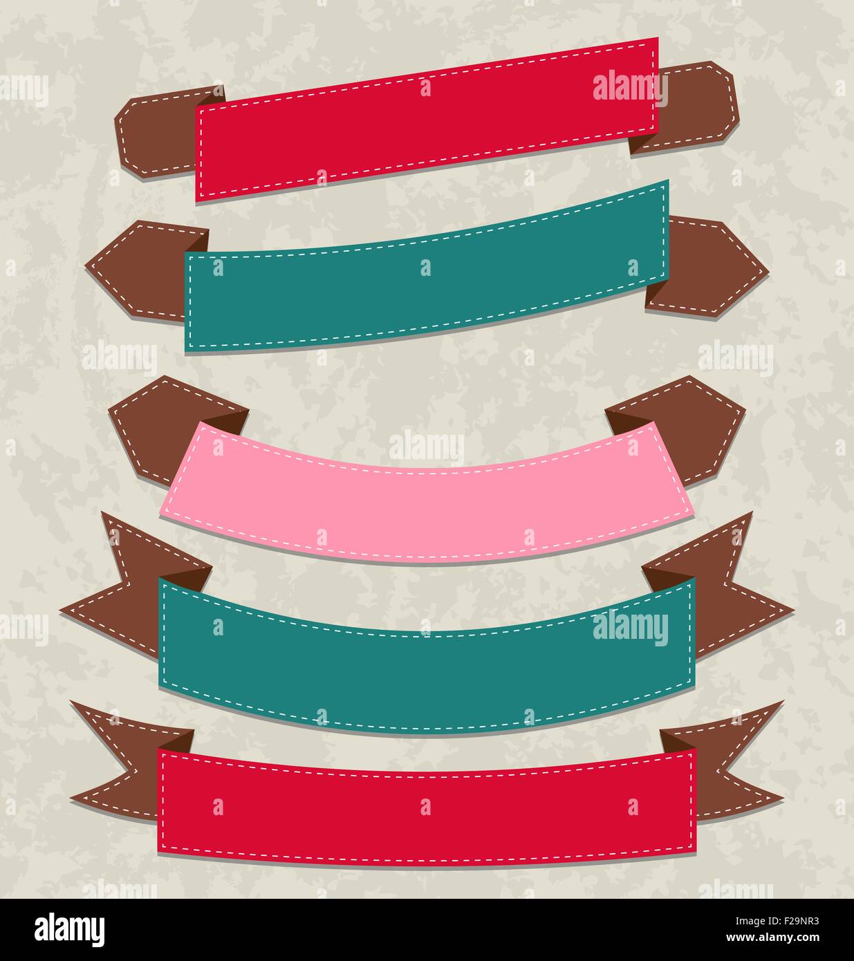 Set colorful ribbons, various forms Stock Vector Image & Art - Alamy