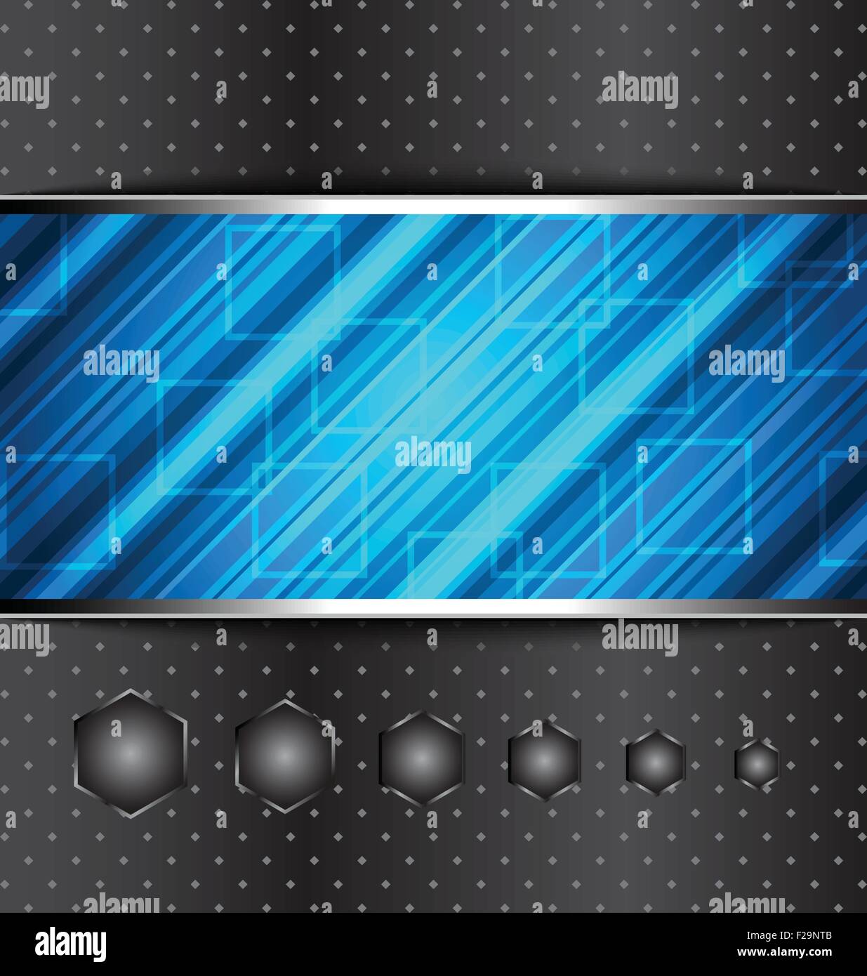 Cool blue metal texture Stock Vector Images - Alamy