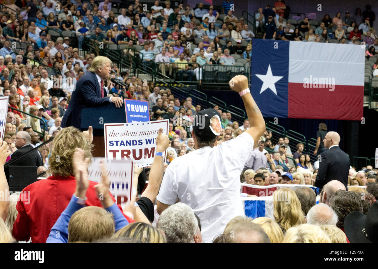 Dallas, Texas, USA. 14th September, 2015. Republican candidate Donald ...