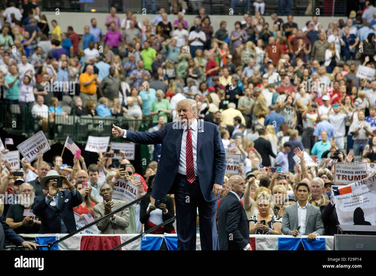 Dallas, Texas, USA. 14th September, 2015. Republican candidate Donald ...