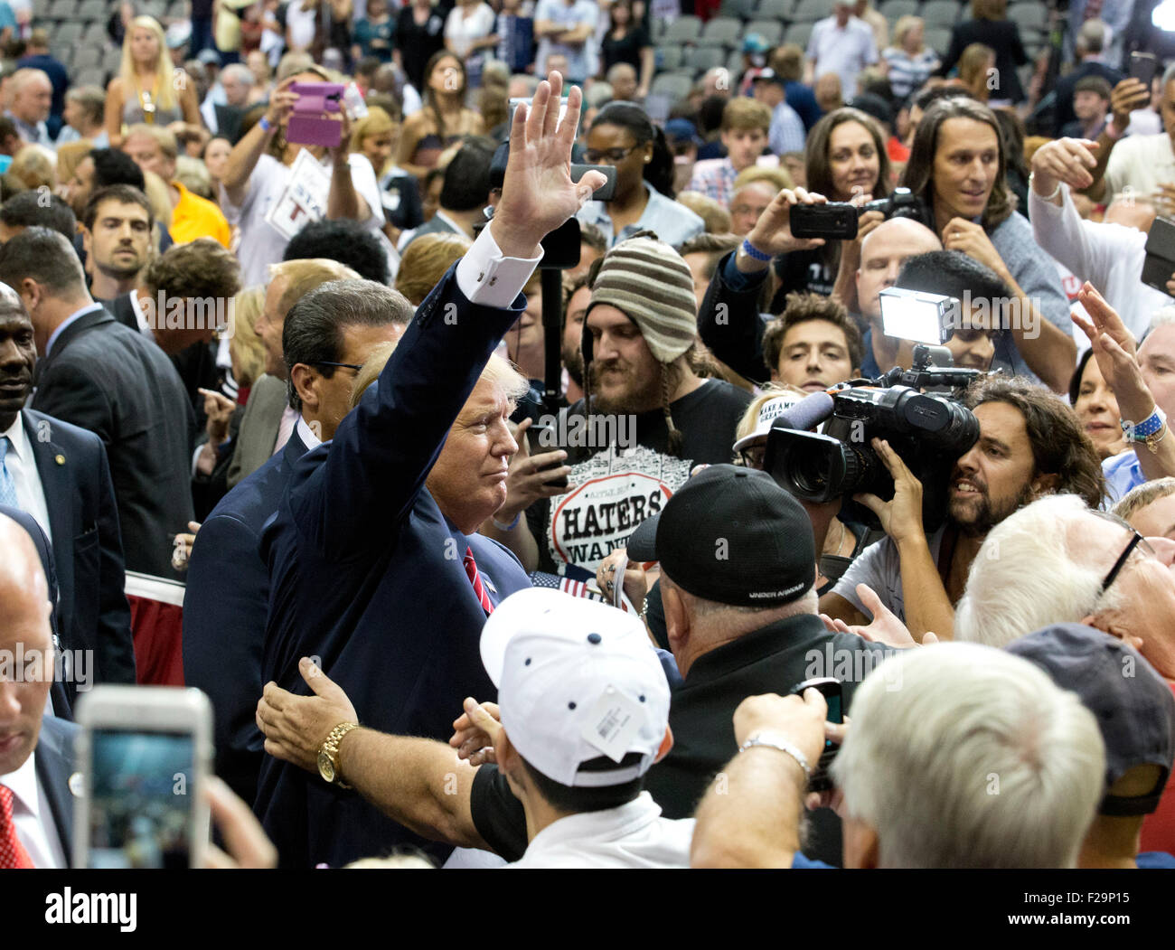 Dallas, Texas, USA. 14th September, 2015. Republican candidate Donald ...