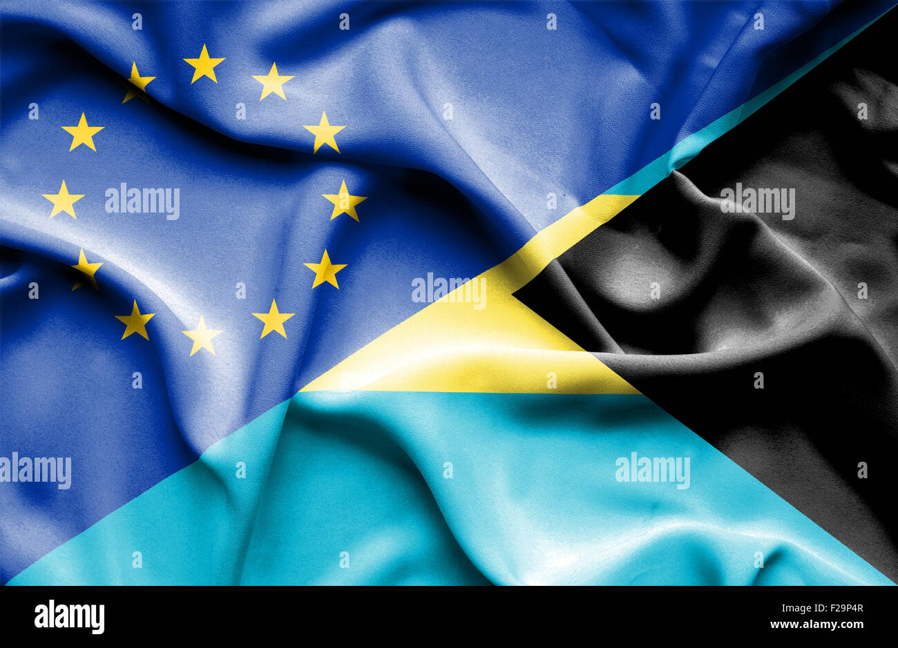 Bahamas european union flag hi-res stock photography and images - Alamy