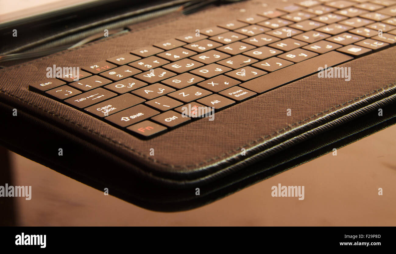 Keyboard for tablet Stock Photo - Alamy