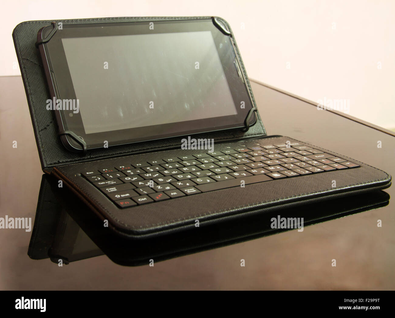 Keyboard for tablet Stock Photo - Alamy