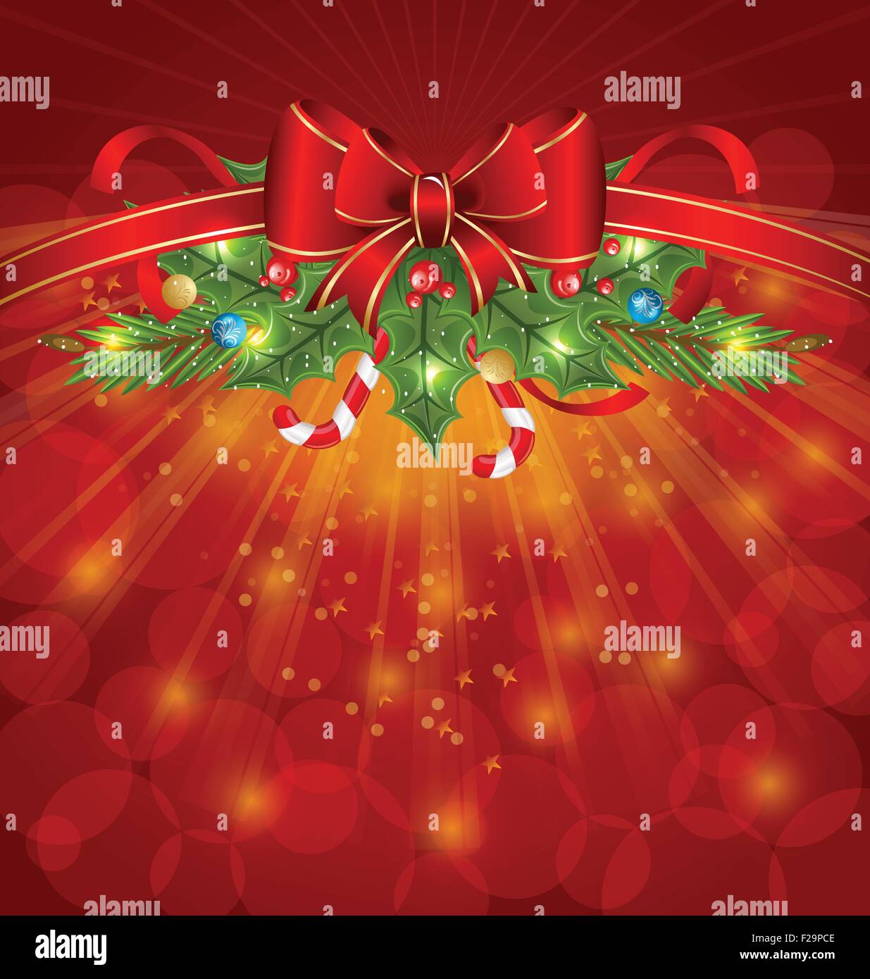 Christmas glowing packing, ornamental design elements Stock Vector ...