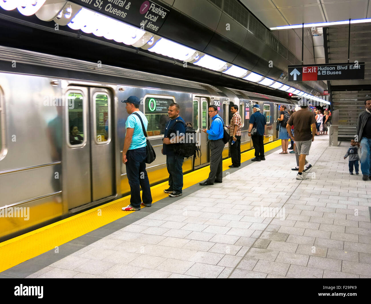 34th Street-Hudson Yards Subway Station, NYC, USA Stock Photo - Alamy