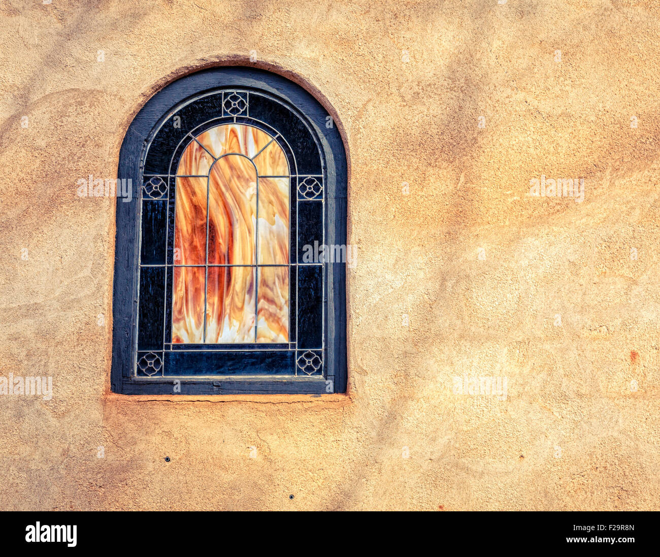 Arch and stained glass church window hi-res stock photography and ...