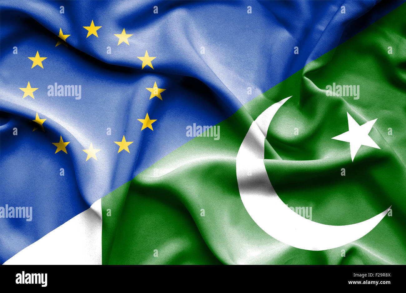 European union pakistan flag hi-res stock photography and images - Alamy