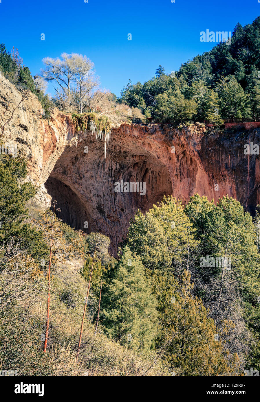 Natural bridge in Tonto Bridge State Park in Arizona Stock Photo - Alamy