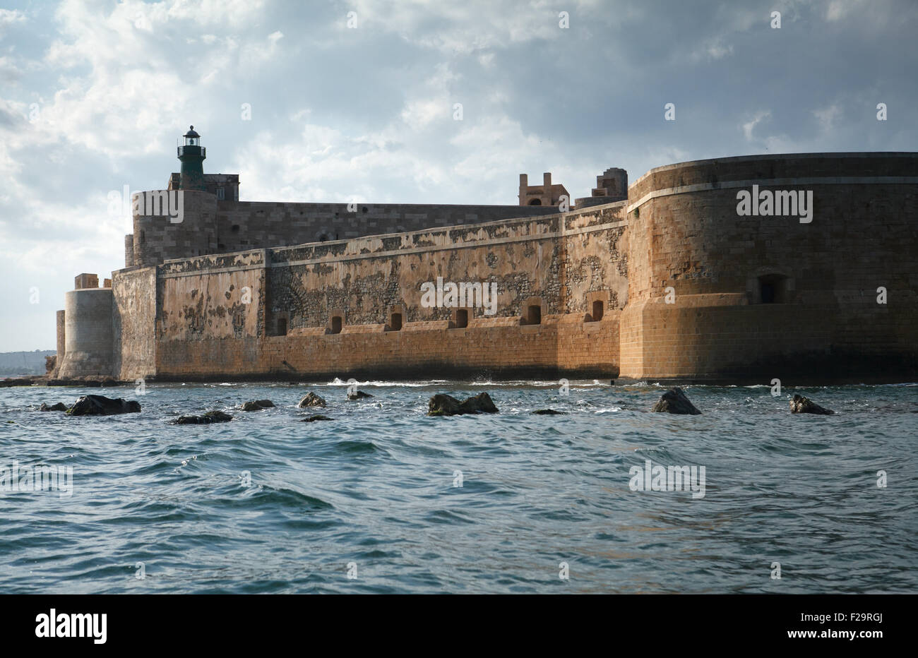 Maniace Castle Fortification in Sicily, Italy Stock Photo - Alamy