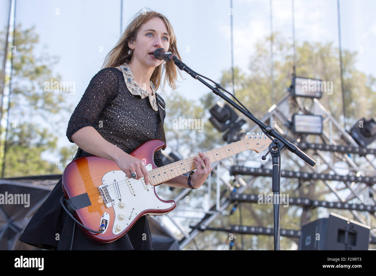 Chicago, Illinois, USA. 12th Sep, 2015. Guitarist and singer RHIANNON ...