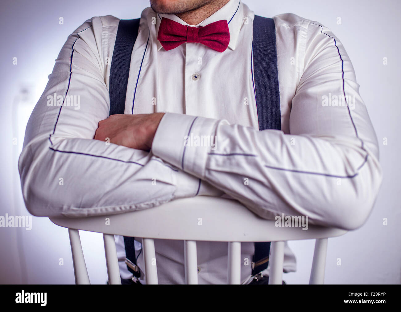 Bowtie and shirt hi-res stock photography and images - Alamy