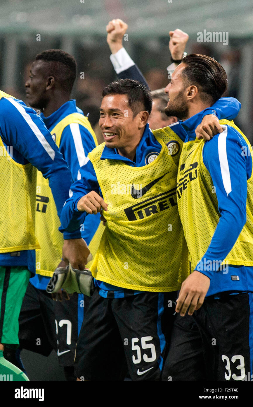 Milan, Italy. 13th Sep, 2015. Yuto Nagatomo (Inter) Football/Soccer ...