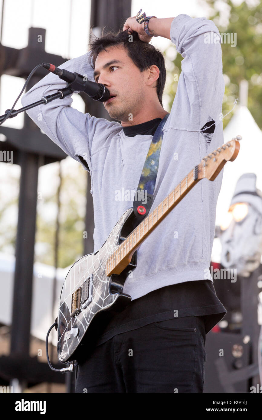Chicago, Illinois, USA. 12th Sep, 2015. Musician ZAC CARPER of Fidlar ...