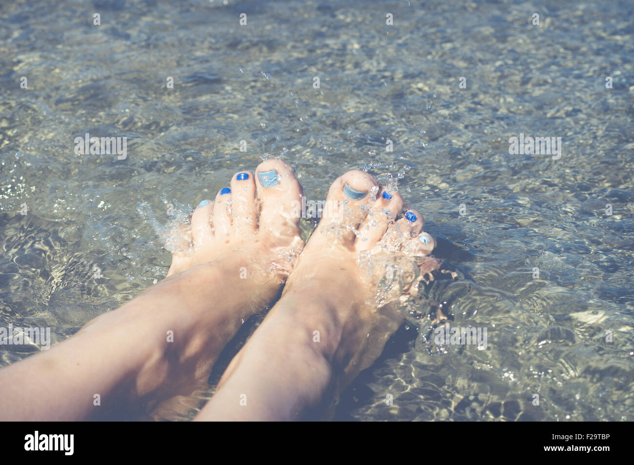 Women feet hi-res stock photography and images - Alamy