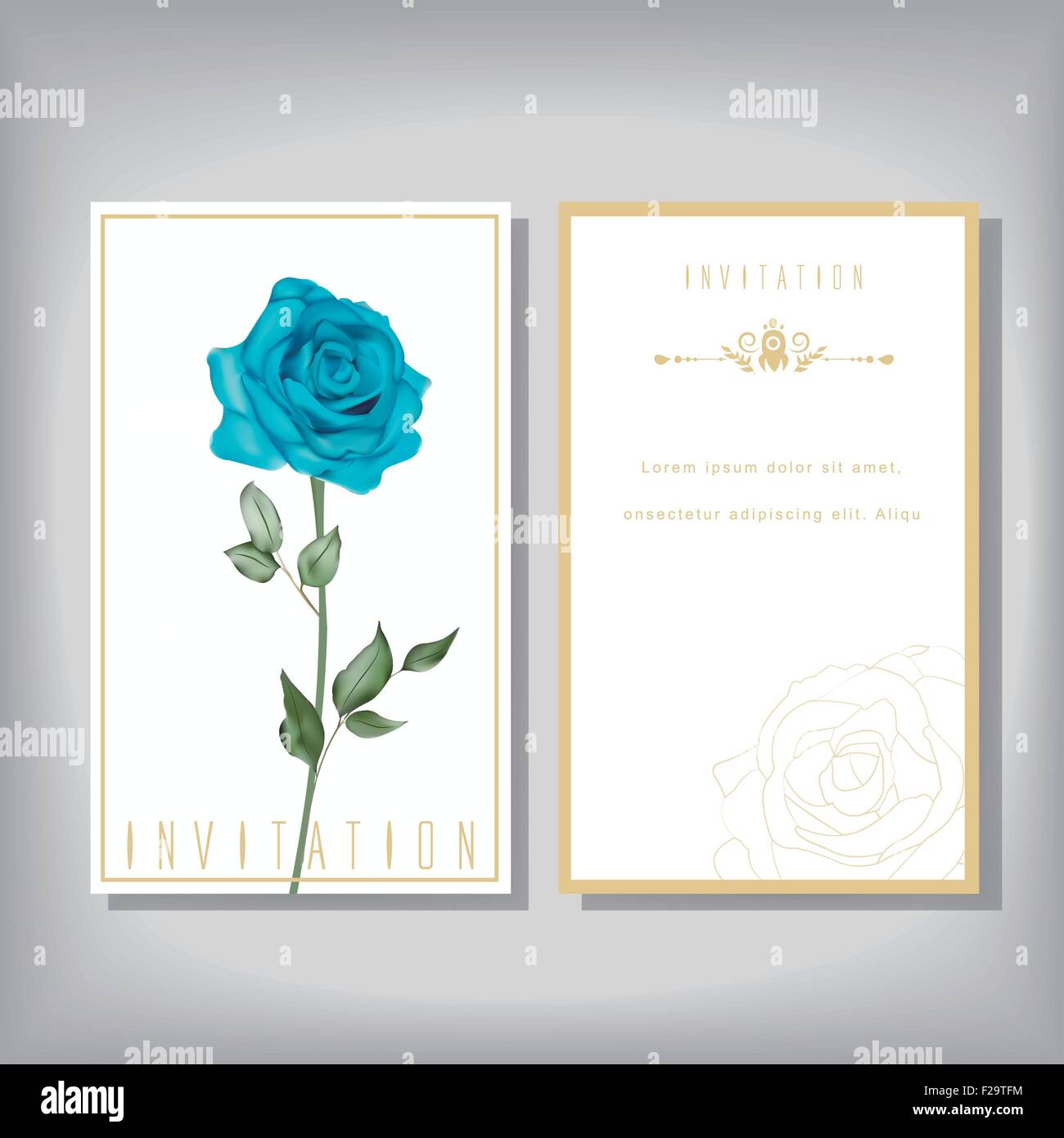 Rose special anniversary Stock Vector Images - Alamy