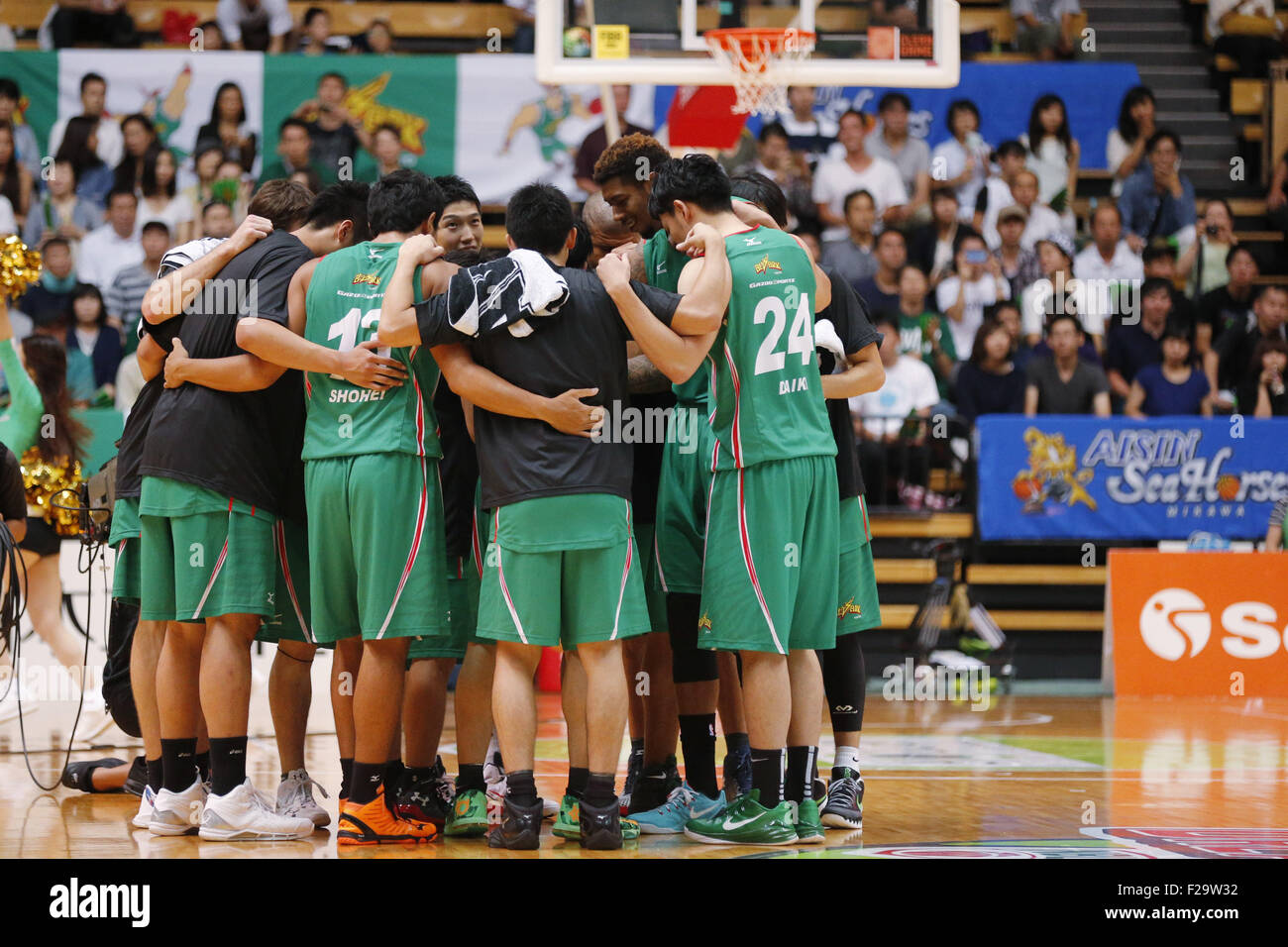 Ota-City General Gymnasium, Tokyo, Japan. 13th Sep, 2015. TOYOTA ALVARK ...