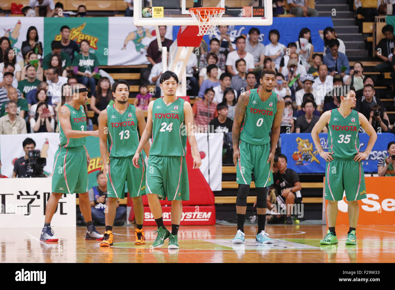 Ota-City General Gymnasium, Tokyo, Japan. 13th Sep, 2015. TOYOTA ALVARK ...