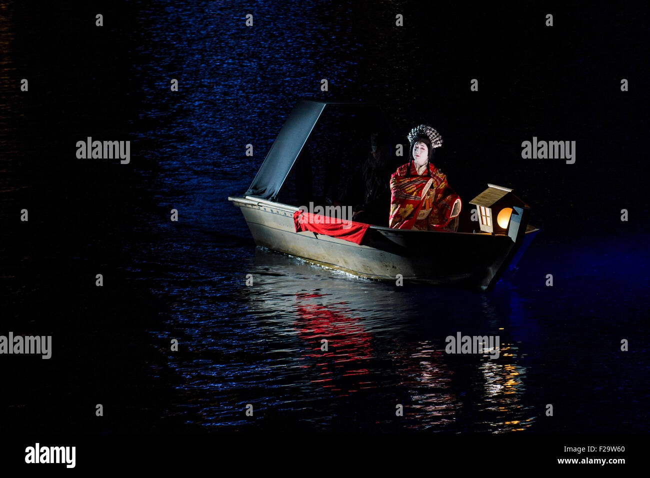 Traditional japanese kabuki performance in hi-res stock photography and ...