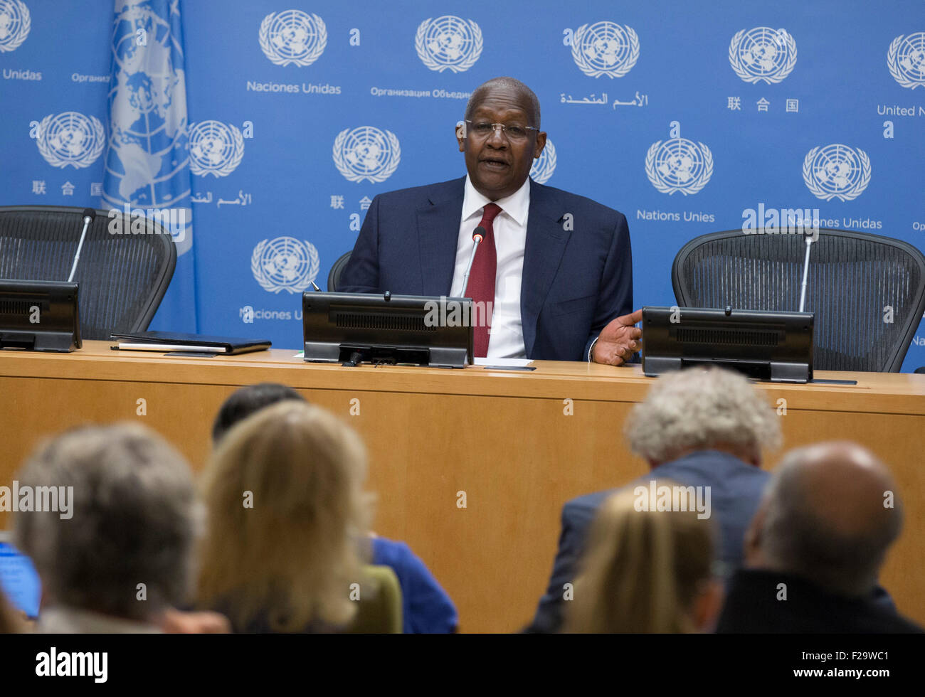 New York City, United States. 14th Sep, 2015. Sam Kutesa, President of ...