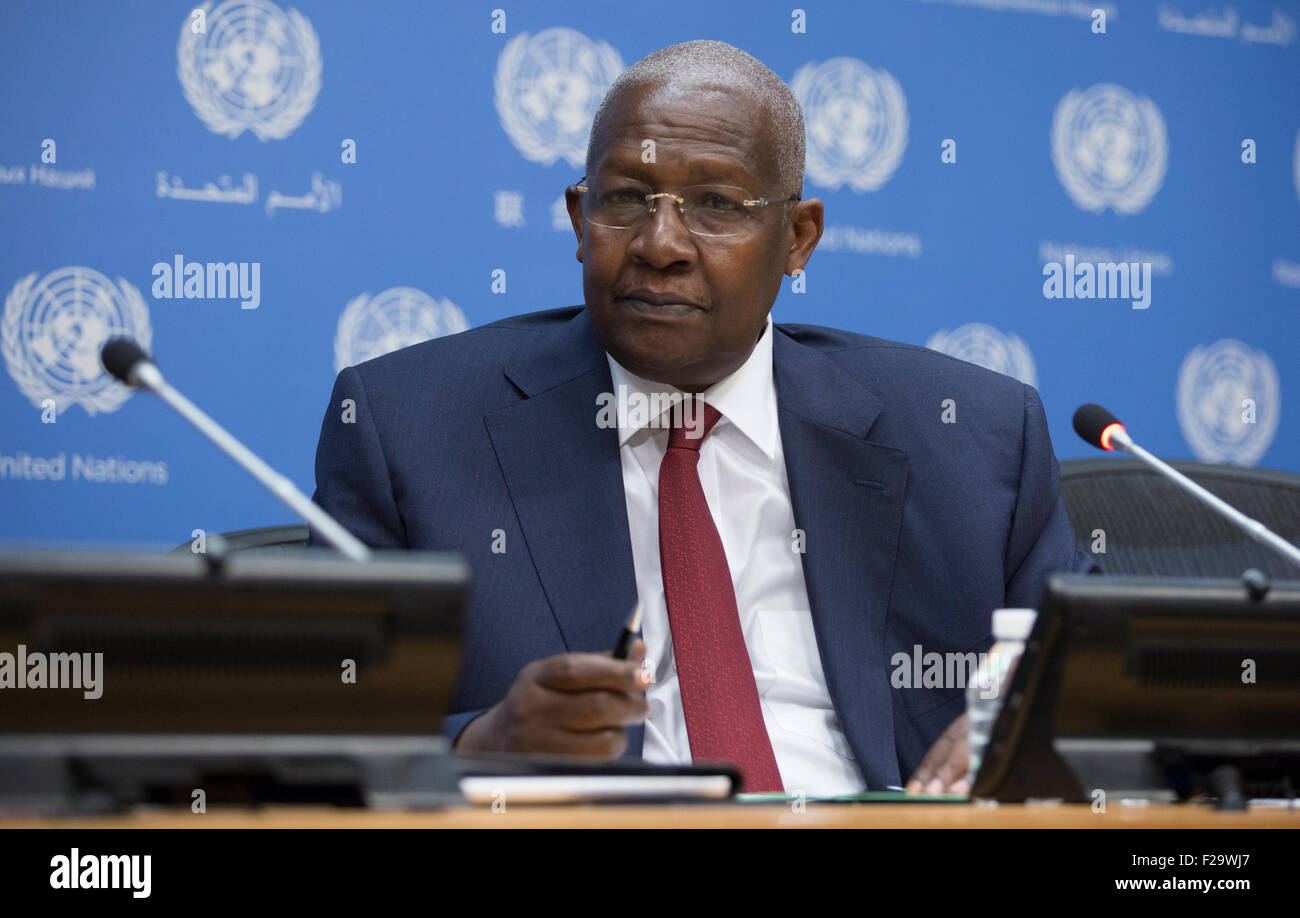 New York City, United States. 14th Sep, 2015. Sam Kutesa, President of ...