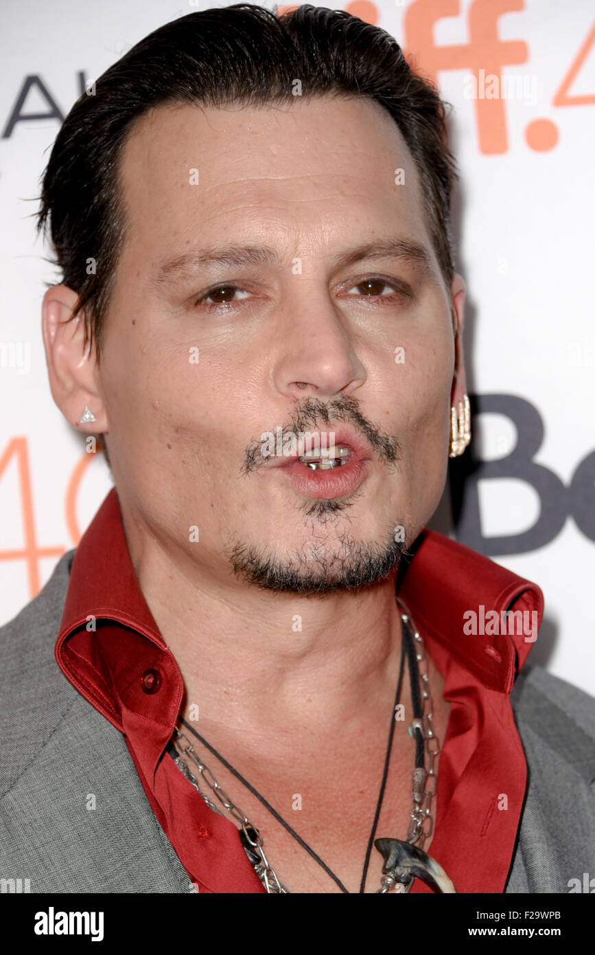 Toronto, Ontario, Canada. 14th Sep, 2015. Actor JOHNNY DEPP attends the ...