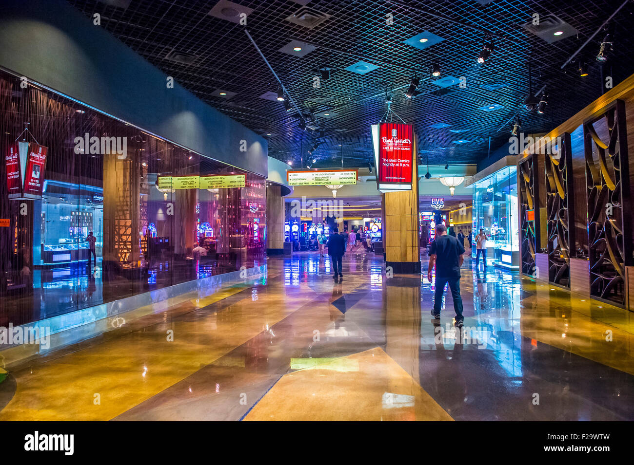 The interior of MGM hotel and casino in Las Vegas Stock Photo - Alamy