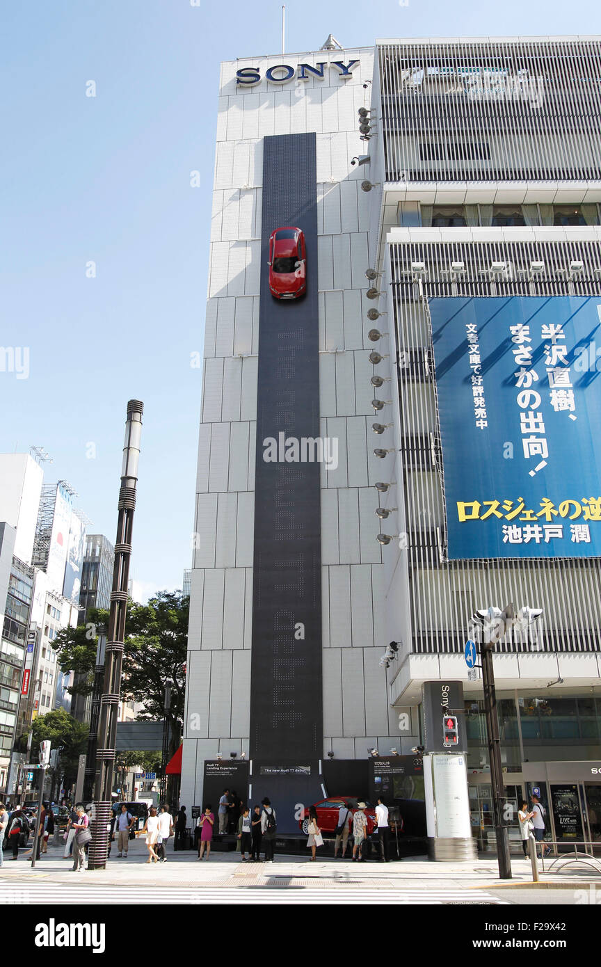 Tokyo, Japan. 12th Sep, 2015. Presentation of the new Audi TT at the ...