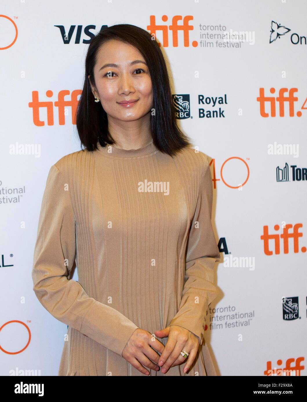 Toronto, Canada. 14th Sep, 2015. Actress Zhao Tao poses for photos ...