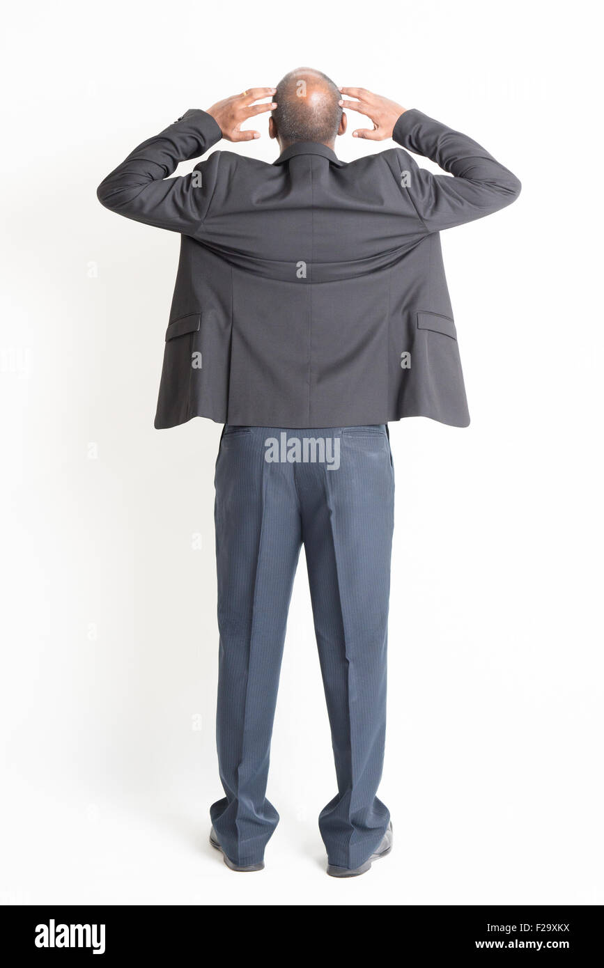Scratching head thinking Cut Out Stock Images & Pictures - Alamy