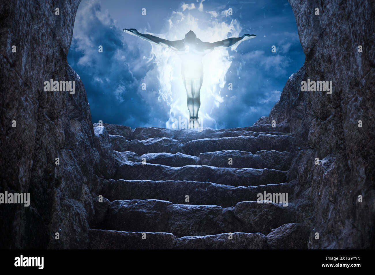 Jesus At The Gates Of Heaven