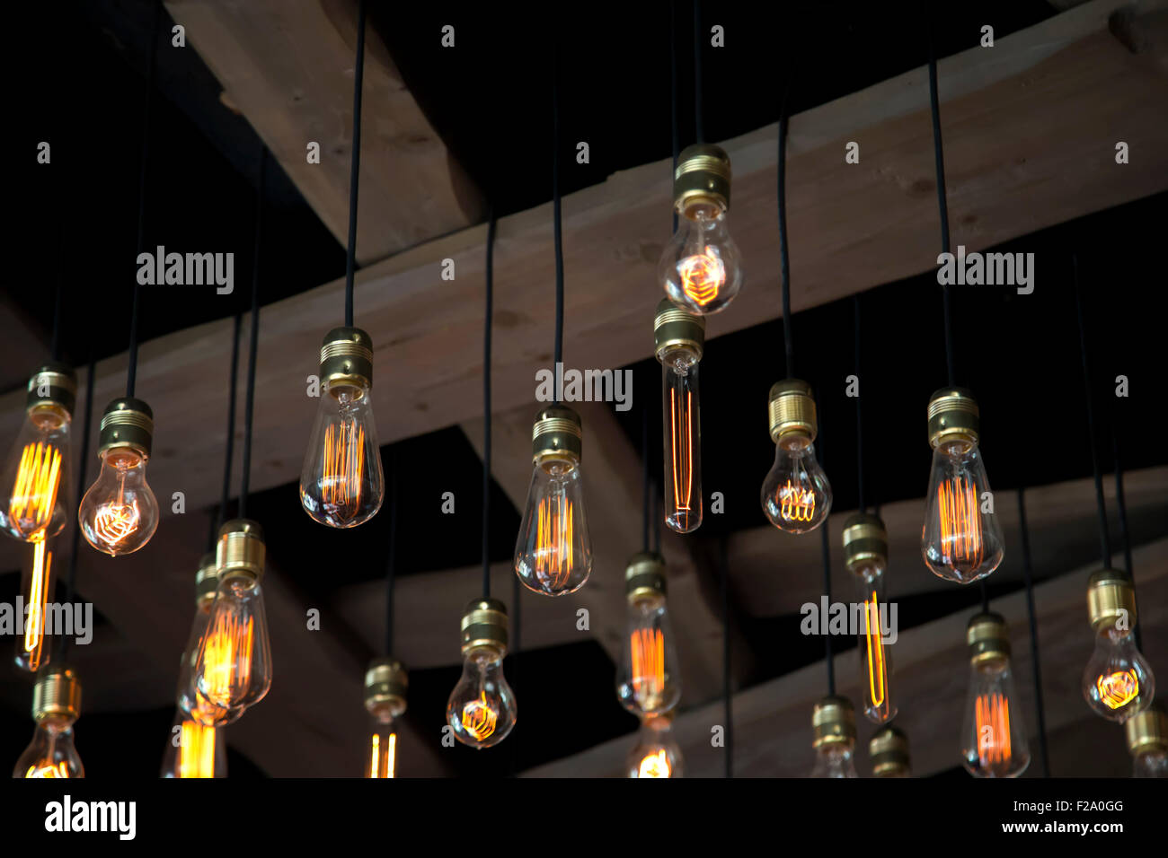 Close up view at the light bulb Stock Photo - Alamy
