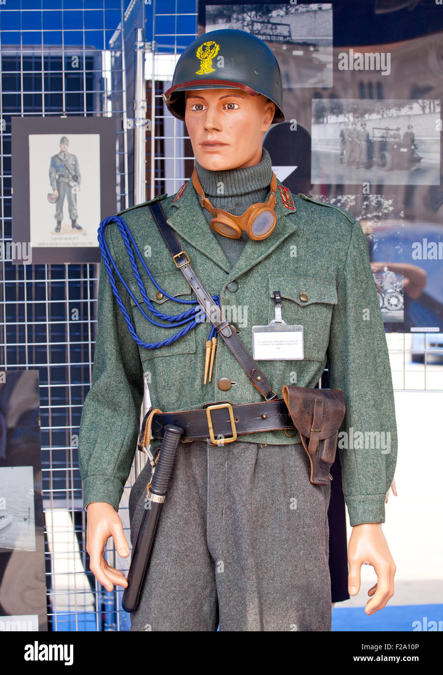 Old italian dummy policeman, Trieste - ceremony of the Police in ...
