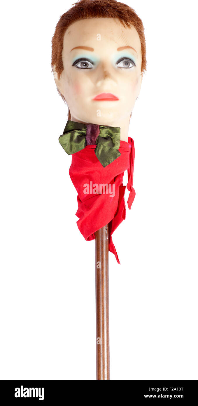 Head of Female Dummy isolated on a white background Stock Photo - Alamy