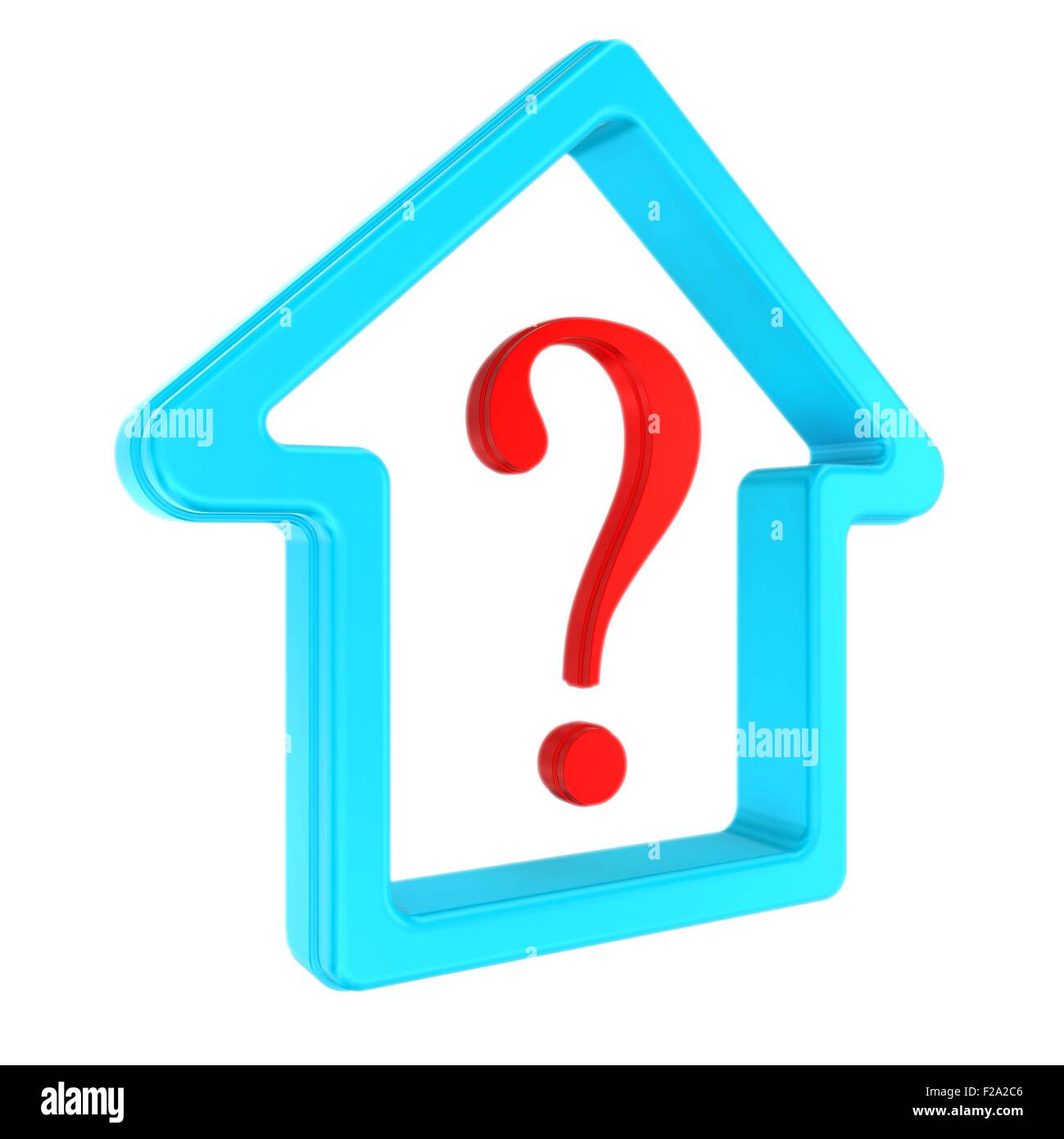House and question Stock Photo - Alamy