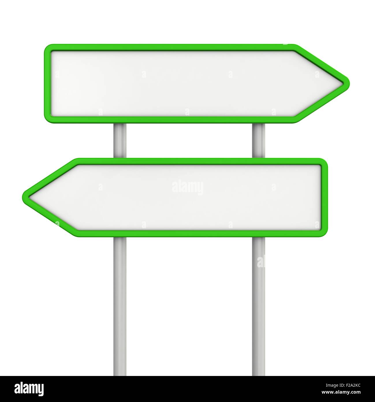 Construction directional signs Cut Out Stock Images & Pictures - Alamy