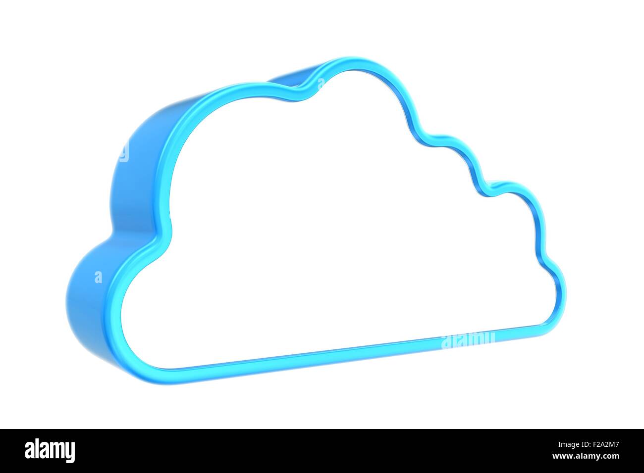 Blue cloud computing blank Cut Out Stock Images & Pictures - Alamy