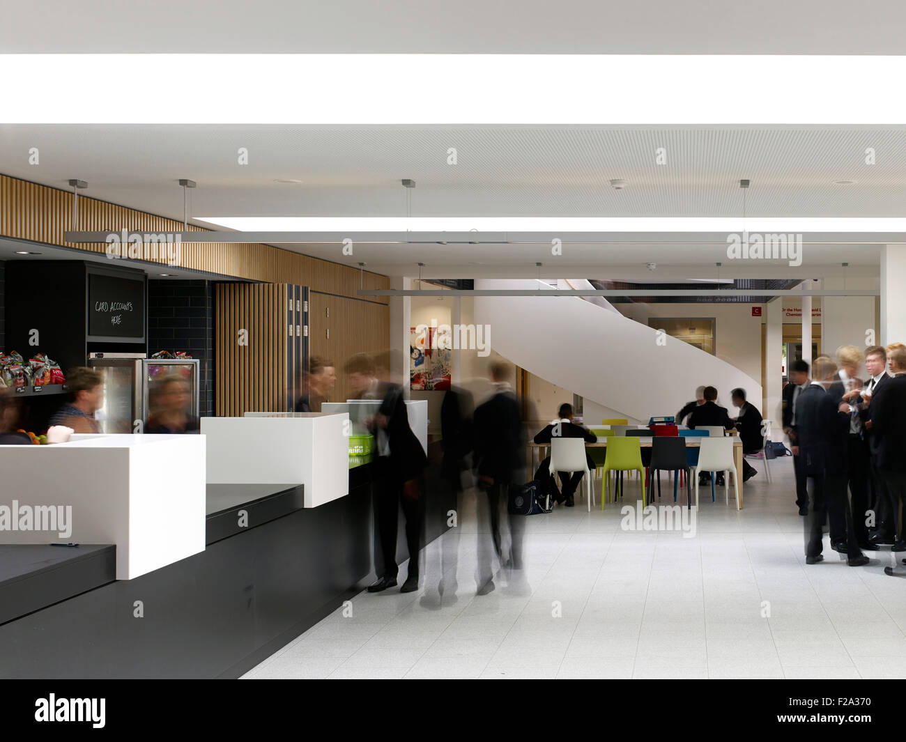 Ground floor buttery with students. Uppingham School Science Centre ...