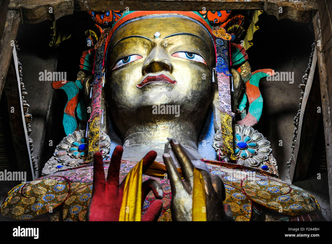 Buddha statue basgo monastery ladakh hi-res stock photography and ...