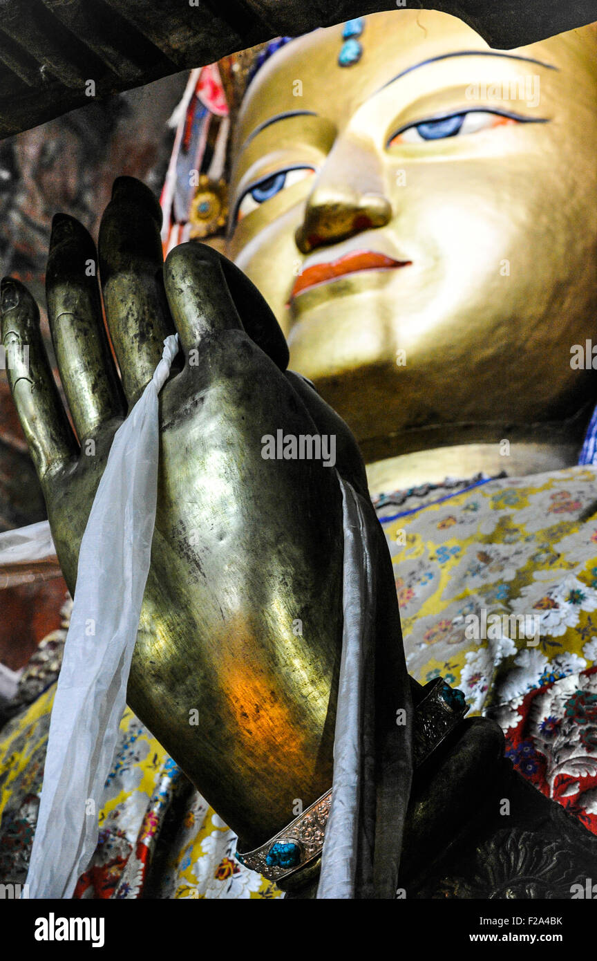 Buddha statue basgo monastery ladakh hi-res stock photography and ...