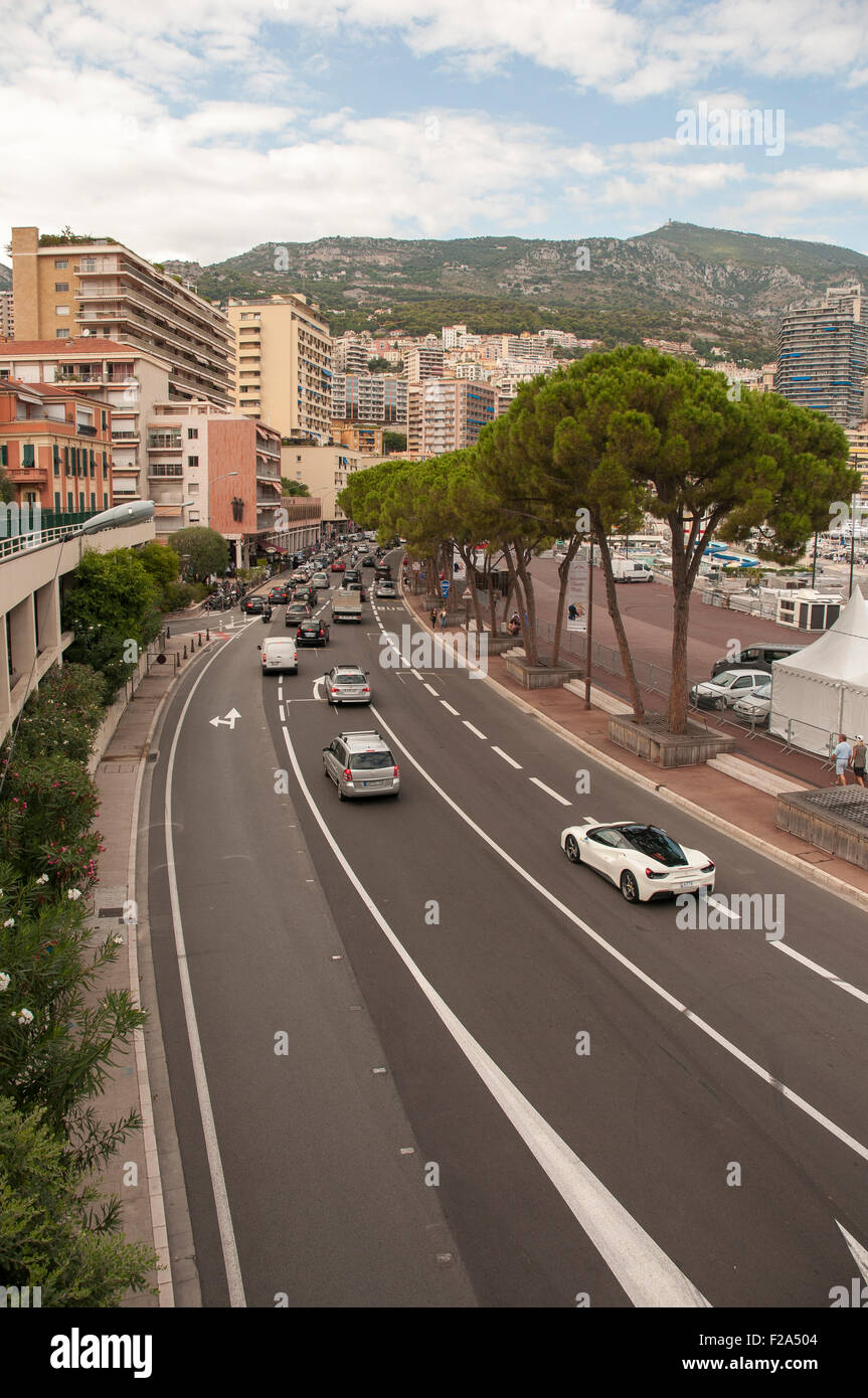Inner streets and roads of Monaco, France Stock Photo - Alamy