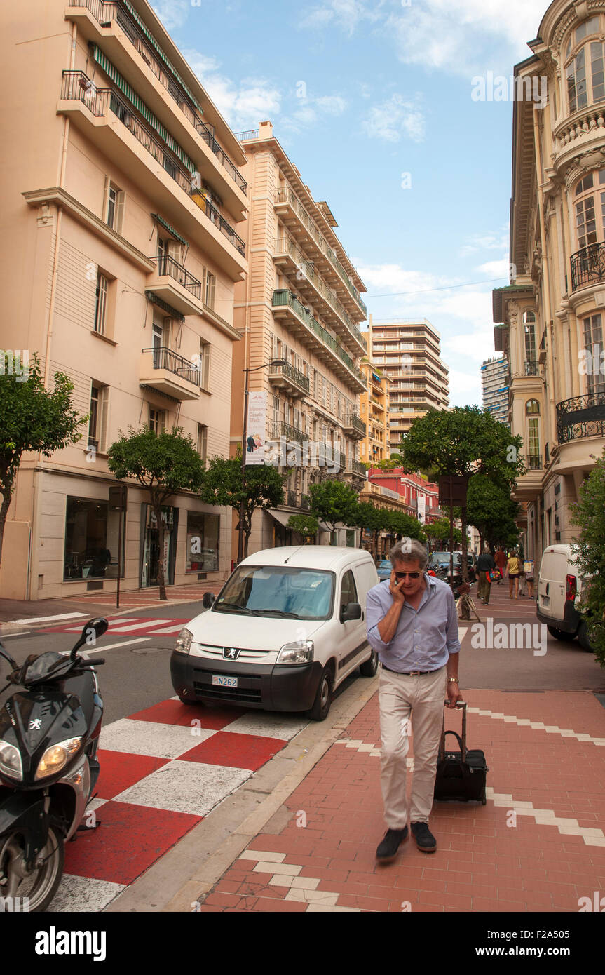 Inner streets and roads of Monaco, France Stock Photo - Alamy