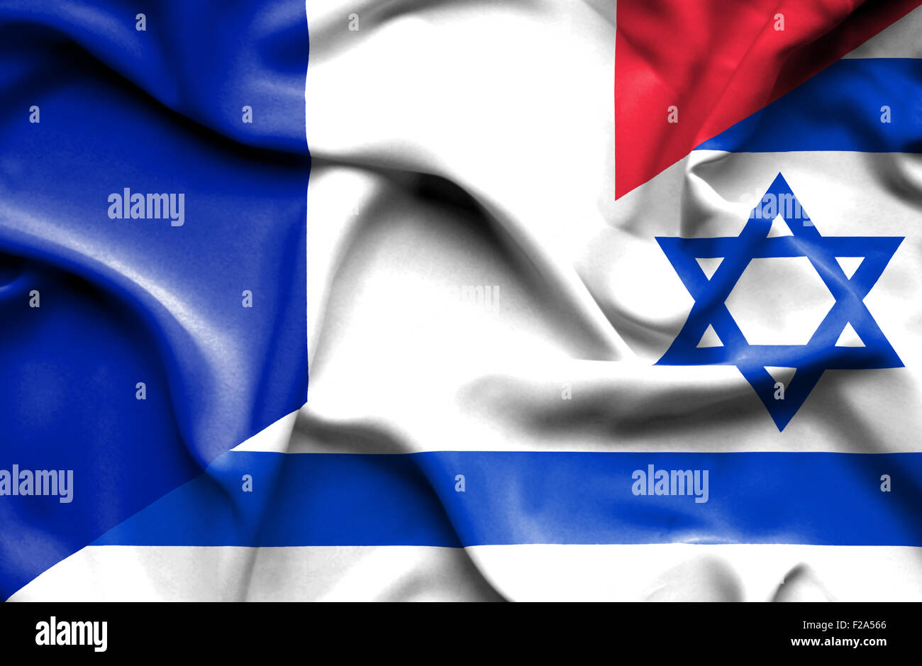 Israeli french flag hi-res stock photography and images - Alamy
