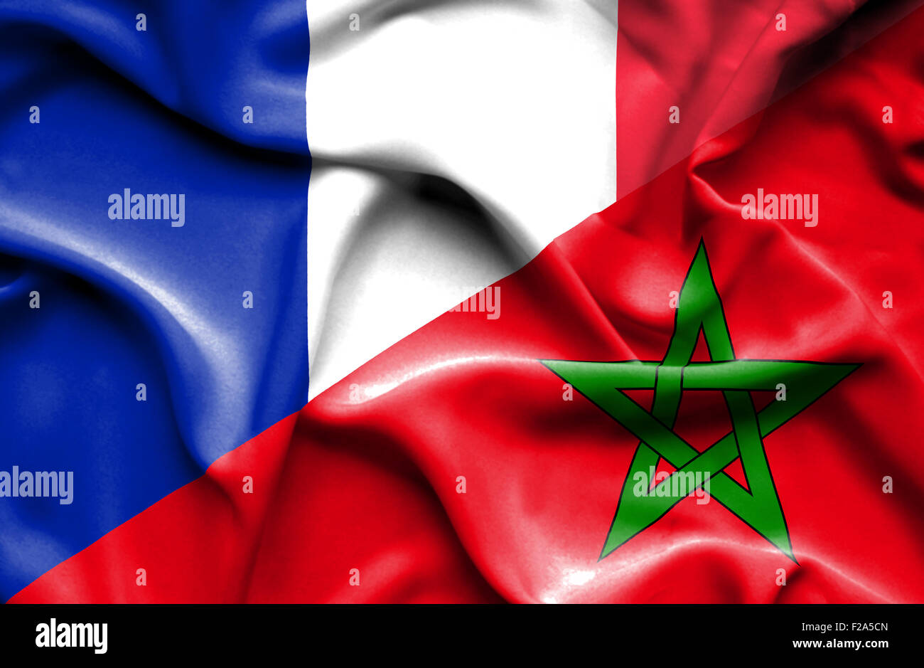 France morocco flag hi-res stock photography and images - Alamy