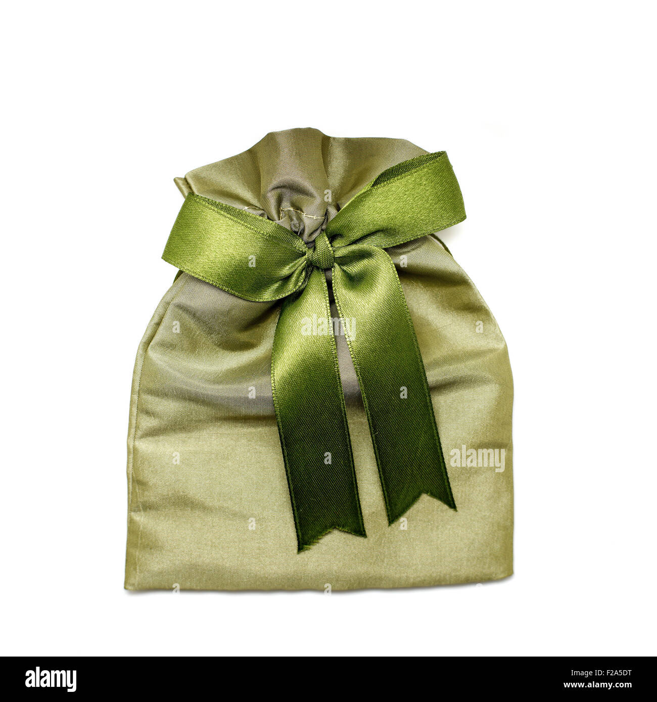 small fabric pouch isolated on white background Stock Photo - Alamy