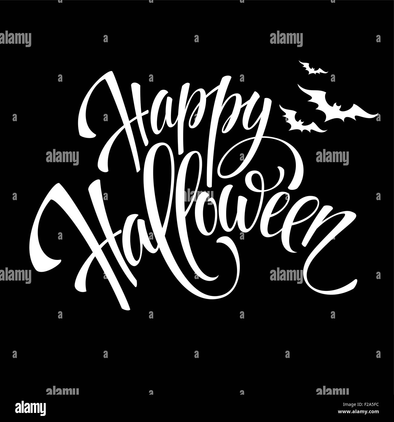 Happy Halloween message design background. Vector illustration Stock ...