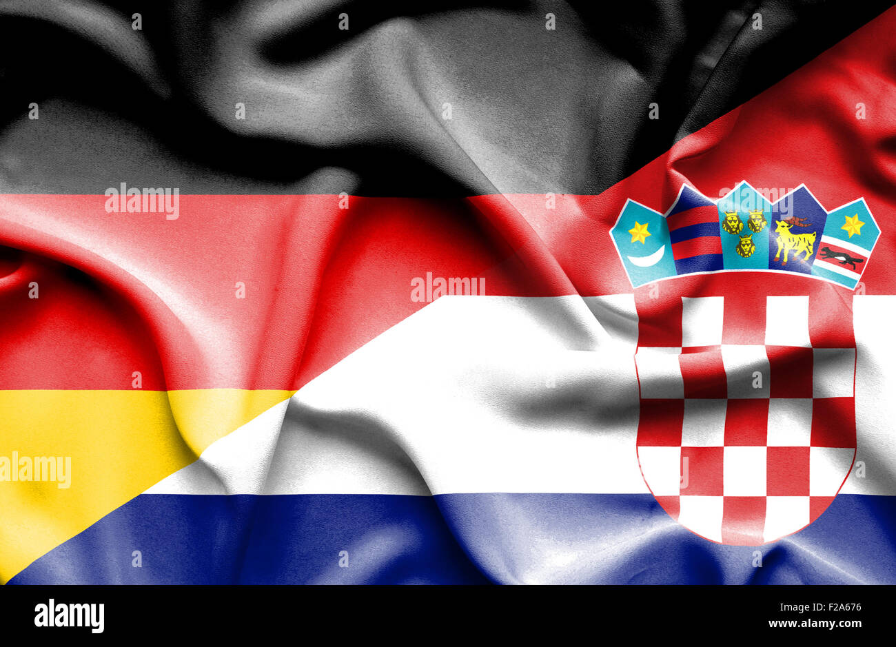 Germany croatia two flags hi-res stock photography and images - Alamy