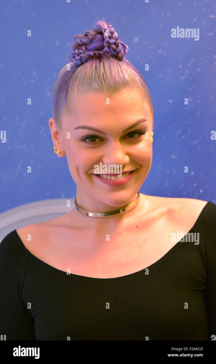 Frankfurt, Germany. 14th September, 2015. Singer Jessie J in Frankfurt ...