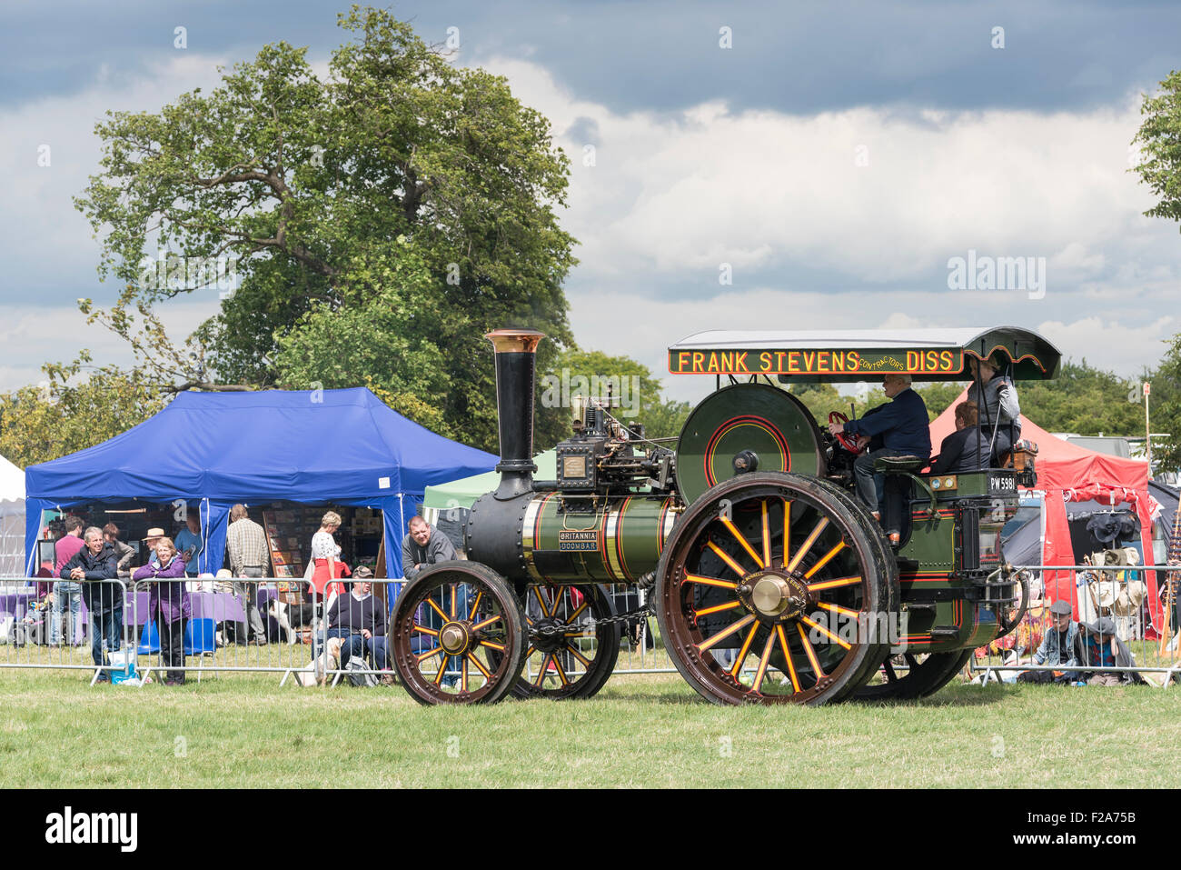 Charles Burrell vintage steam traction engine Britannia Doombar at ...